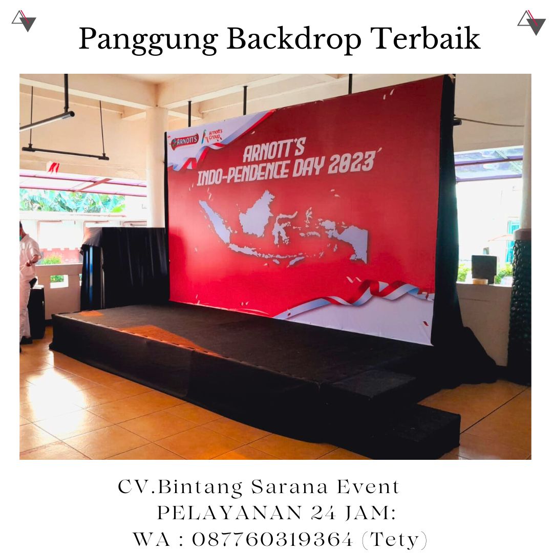 Layanan Sewa Panggung Backdrop Terbaik area Jakarta