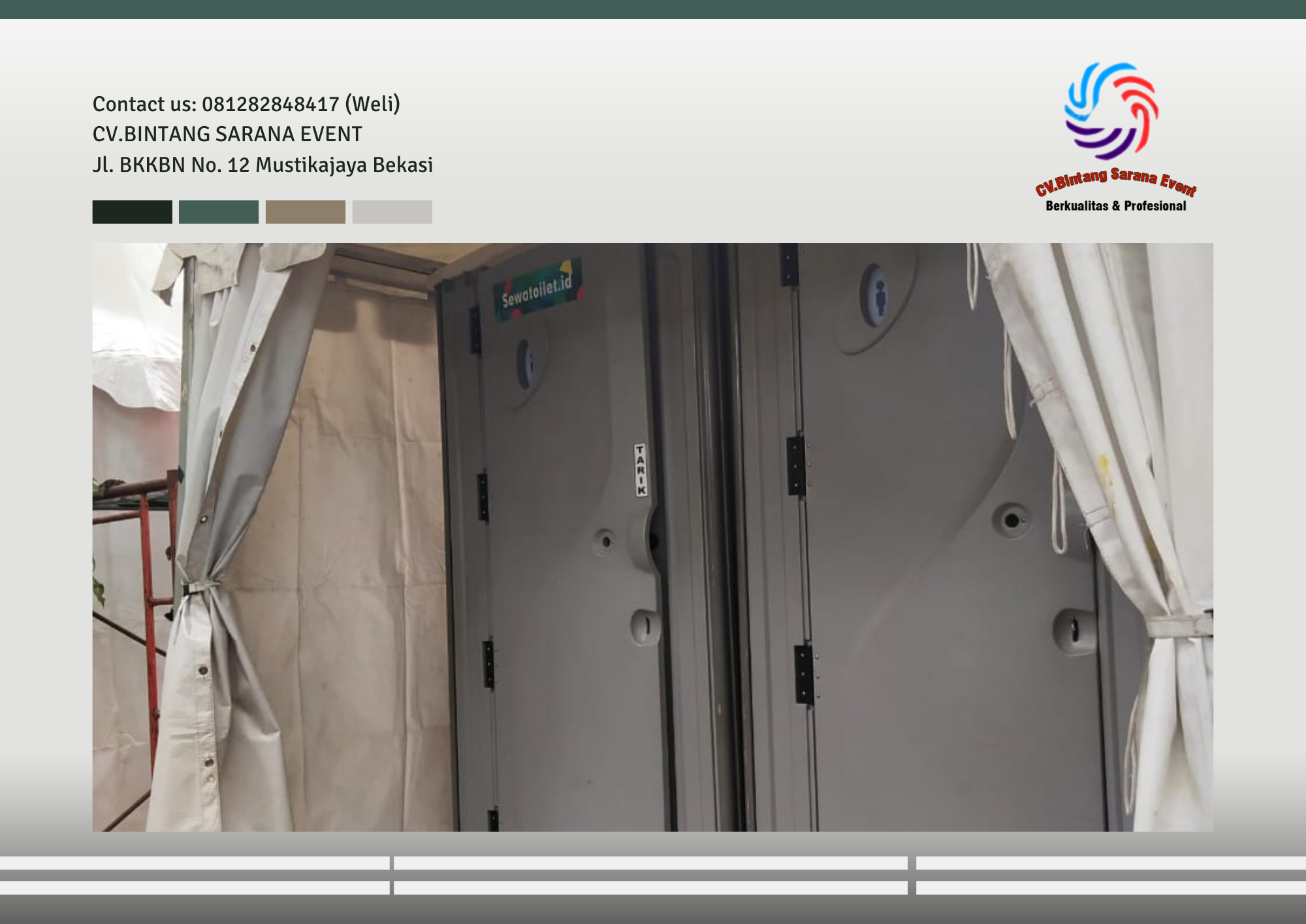 Layanan Sewa Toilet Single Kabin Closet Duduk Type Portable Area Jakarta