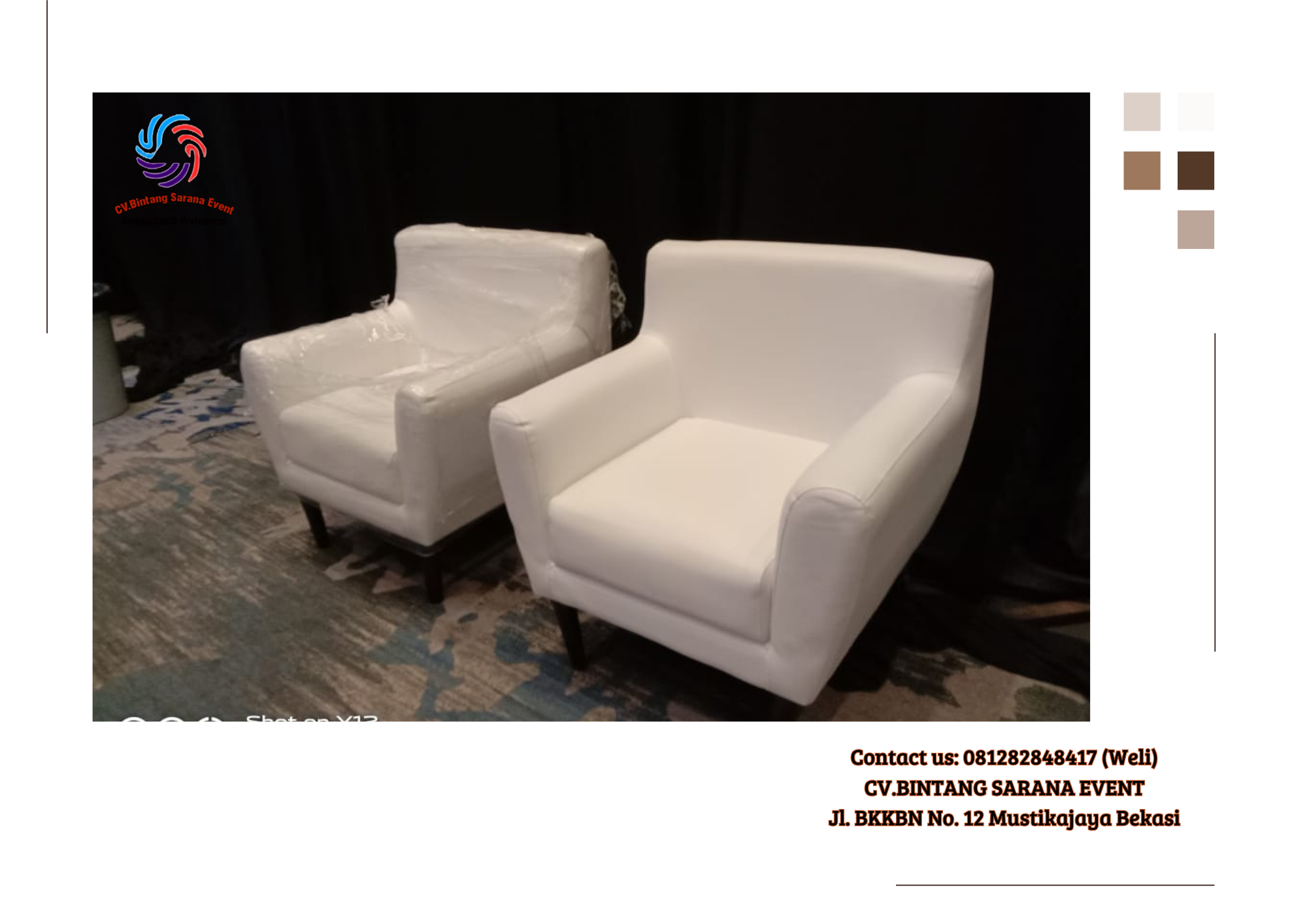 Sewa Sofa Putih Scandinavian di Jakarta