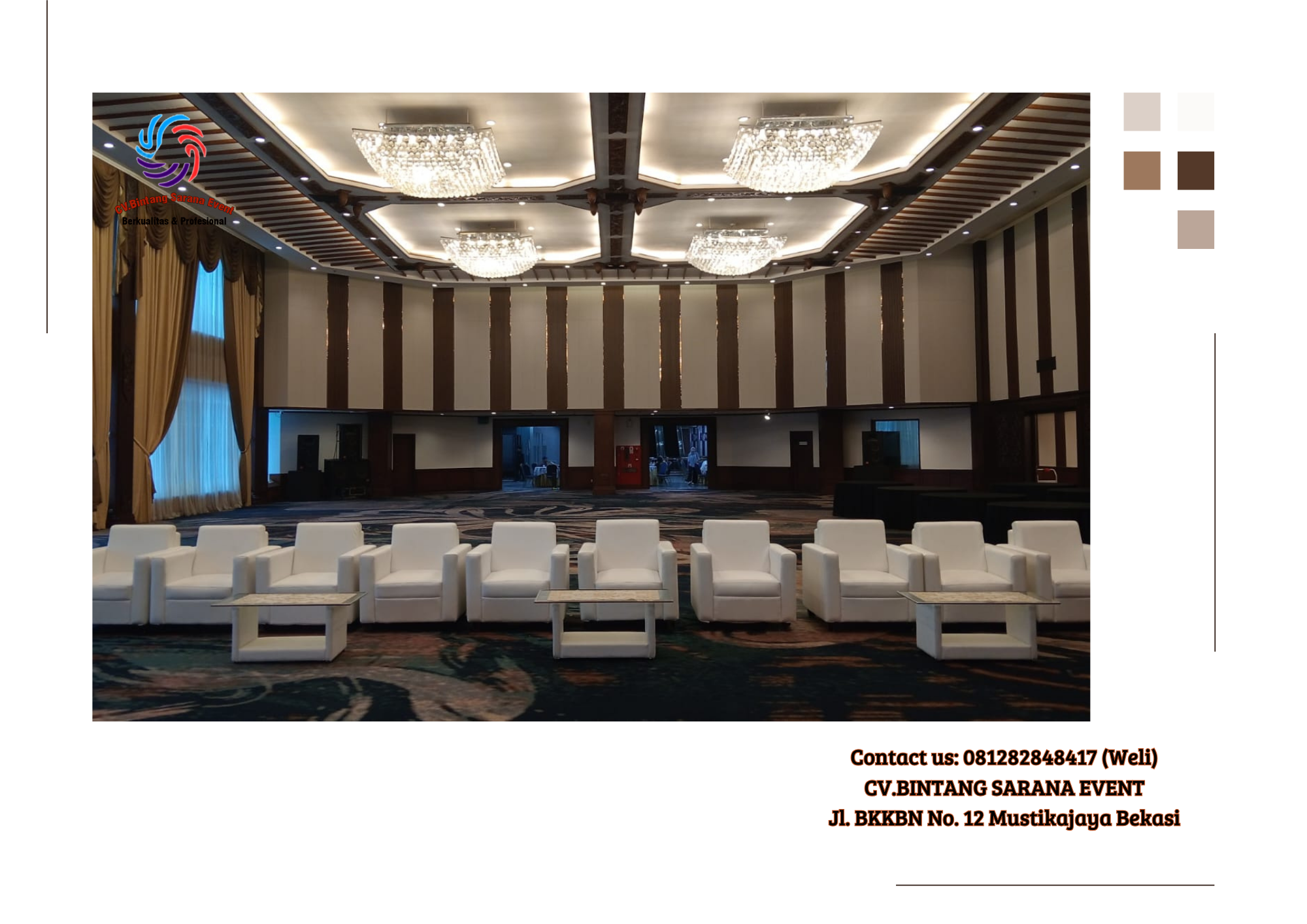 Menyewakan Meja Bulat Dan Sofa Meja Kaca VIP Kotak Jakarta